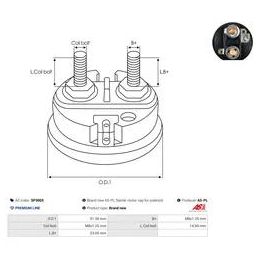 AS-PL Kappe, Starterrelais sp3005