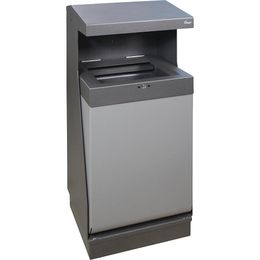Au&szlig;enabfallsammler, Stahl, Volumen 75 l, grau kaiserkraft
