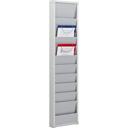 EICHNER Planungstafel, Standard-Ausf&uuml;hrung, 10 Schienen, Breite 315 mm