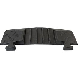 Moravia Kabelbr&uuml;cke, H&ouml;he 50 mm, Abschlusselement, Zapfen, LxBxH 590 x 190 x 50 mm, schwarz