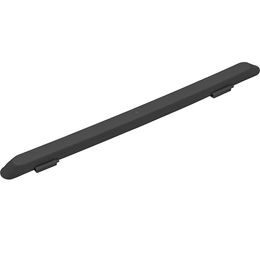 Gleitkufe f&uuml;r EUROKRAFT Transportkarre aus Aluminium, inklusive Clip, Kunststoff, schwarz kaiserkraft