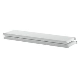 eurokraft basic Stahlblechboden, VE 2 Stk, Tiefe 390 mm, Breite 1442 mm