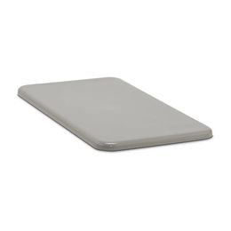 CEMO Flachdeckel, LxBxH 1230 x 640 x 40 mm, grau