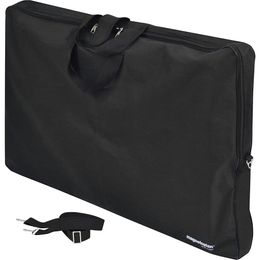 MAGNETOPLAN Flipchart-Tragetasche, schwarz, Format 1150 x 750 x 80 mm, inkl. Schulterriemen und Handschlaufen