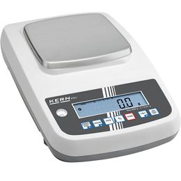 Kern Pr&auml;zisionswaage, mit Justierautomatik, eichf&auml;hig, W&auml;gebereich bis 6 kg, Ablesbarkeit 0,1 g, W&auml;geplatte 155 x 145 mm