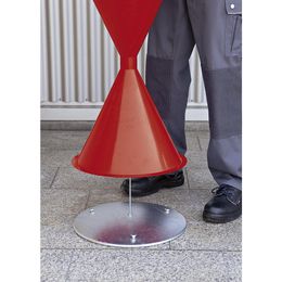 Var Bodenronde f&uuml;r Kegel-Standascher, aus feuerverzinktem Stahlblech, Gewicht 3 kg