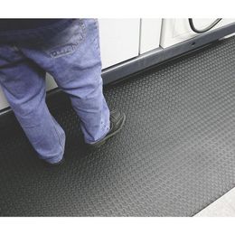 Coba Anti-Erm&uuml;dungsmatte Orthomat Diamond, Breite 1200 mm, schwarz, pro lfd. m