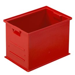 Stapeltransportkasten, LxBxH 465 x 314 x 300 mm, Farbe Rot, VE 6 Stk kaiserkraft