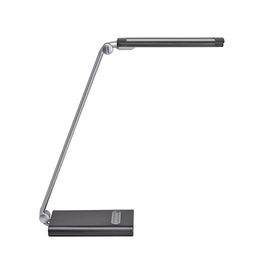Maul LED-Tischleuchte Maulpure, dimmbar, USB-Anschluss im Fu&szlig;, 6 W, 6500 K, silber
