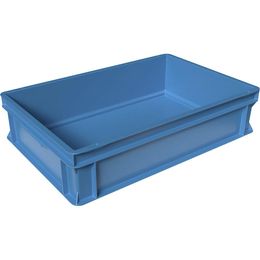 Euro-Stapelbeh&auml;lter, LxBxH 600 x 400 x 145 mm, blau, VE 4 Stk kaiserkraft