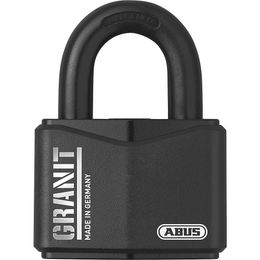 Abus Vorh&auml;ngeschloss GRANIT&trade;, Stahl, 37RK/70 B/DFNLI, schwarz