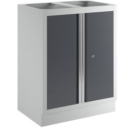 Fl&uuml;gelt&uuml;r-Unterschrank, HxBxT 910 x 680 x 460 mm, inklusive 1 Fachboden kaiserkraft