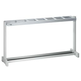 eurokraft pro Reihenschirmst&auml;nder, mit 7 &Ouml;ffnungen, silber