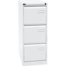 Bisley H&auml;ngeregistraturschrank LIGHT, 1-bahnig, 3 Sch&uuml;be, DIN A4, verkehrswei&szlig;