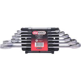KS Tools Edelstahl-Ringmaulschl&uuml;ssel-Satz, 15&deg; Gabelstellung, 6 Teile
