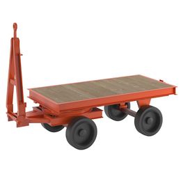 Schlepperanh&auml;nger, 2-Rad-Drehschemel-Lenkung, Tragf&auml;higkeit 8 t, Ladefl&auml;che 2,0 x 1,0 m, Vollgummireifen kaiserkraft