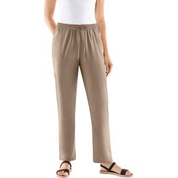CR&Eacute;ATION L Damen Webhose in Schlupfform taupe Gr&ouml;&szlig;e 19