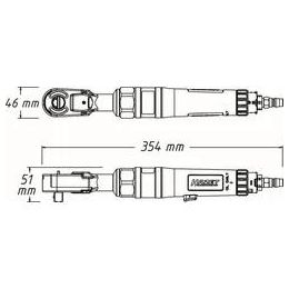 Hazet Ratschenschrauber (Druckluft) 9022p1