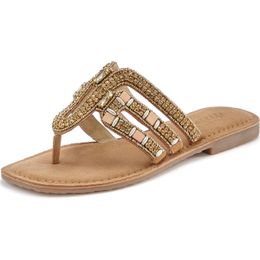 Vivance Damen Zehentrenner camelfarben Gr&ouml;&szlig;e 40