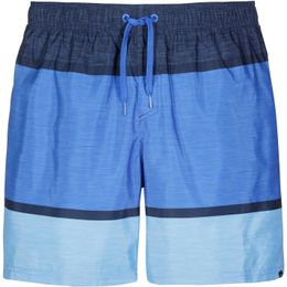 FIREFLY LARIO M MELANGE STRIPE Badehose Herren - Gr&ouml;&szlig;e S - blau