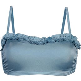 Lascana Bandeau-Top Bikini Oberteil Damen - Gr&ouml;&szlig;e 36 / C/D - blau