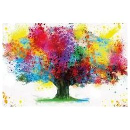 Deco-Panel Reinders "Coloured Tree", bunt (farbe bild(er): bunt), B:90cm H:60cm, MDF, Papier, Bilder