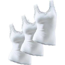 H.I.S. Damen Tanktop wei&szlig; Gr&ouml;&szlig;e 40/42
