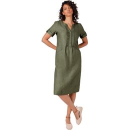CREATION L PREMIUM Damen Sommerkleid khaki-meliert Gr&ouml;&szlig;e 42