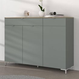 Pharao24.de Sideboard Esszimmerkommode 150 cm breit melaminbeschichtet