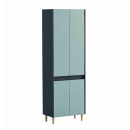 Pharao24.de Hochschrank Seitenschrank 4 t&uuml;rig 170 cm hoch