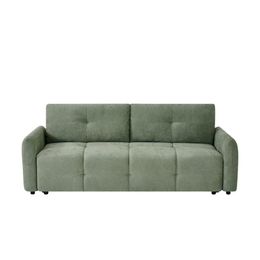 M&ouml;bel Kraft Big Sofa mit Schlaffunktion Honory gr&uuml;n Ma&szlig;e (cm): B: 222 H: 83 T: 89.0 &raquo; M&ouml;bel Kraft