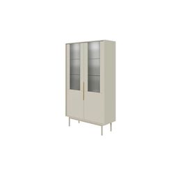 M&ouml;bel Kraft Vitrine beige Ma&szlig;e (cm): B: 104 H: 179,5 T: 39.0 &raquo; M&ouml;bel Kraft
