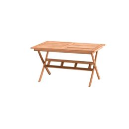 M&ouml;bel Kraft Gartentisch holzfarben Ma&szlig;e (cm): B: 135 H: 75 &raquo; M&ouml;bel Kraft