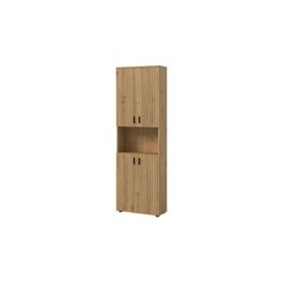 M&ouml;bel Kraft Hochschrank holzfarben Ma&szlig;e (cm): B: 60 H: 192 &raquo; M&ouml;bel Kraft