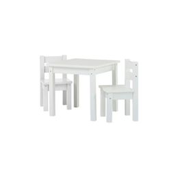 Hoppekids Sitzgruppe 3er-Set wei&szlig; Ma&szlig;e (cm): B: 28 H: 50 &raquo; M&ouml;bel Kraft
