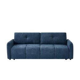 Big Sofa mit Schlaffunktion Honory blau Ma&szlig;e (cm): B: 222 H: 83 T: 89.0 Sofas > Sofas nach Material > Stoffsofas &raquo; Sofa DE