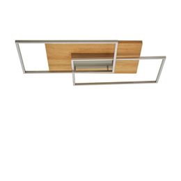 M&ouml;bel Kraft LED-Deckenleuchte 2-flammig Eiche natur ́gro&szlig; ́ holzfarben Ma&szlig;e (cm): B: 75,2 H: 7 T: 56.2 &raquo; M&ouml;bel Kraft