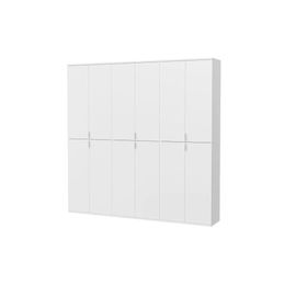 M&ouml;bel Kraft Mehrzweckschrank-Set wei&szlig; Ma&szlig;e (cm): B: 183 H: 193 T: 34.0 &raquo; M&ouml;bel Kraft