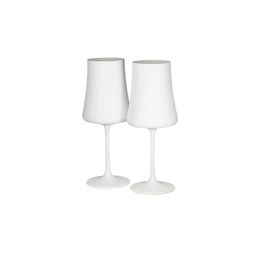 Peill & Putzler Peill+Putzler Weinkelche 2er-Set Las Vegas wei&szlig; Glas Ma&szlig;e (cm): H: 23,7 &raquo; M&ouml;bel Kraft