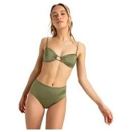 Bikini-Hose Roxy "Brilho", Damen, Gr. S, US-Gr&ouml;&szlig;en, gr&uuml;n (loden gr&uuml;n), Obermaterial: 82% Nylon, 18% Elasthan;, Badehosen Bikini-Hose