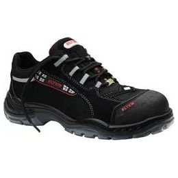 Sicherheitsschuh Elten "SENEX Pro" Gr. 44, schwarz (schwarz, rot), 44, Obermaterial: 100% Synthetik synthetic., Schuhe
