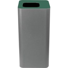Wertstoffsammler Pure, Volumen 100 l, grau / gr&uuml;n kaiserkraft