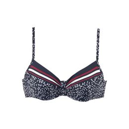 Lascana B&uuml;gel-Bikini-Top 'Minimal' mehrfarbig Gr. 36 Cup G. Mit B&uuml;gel
