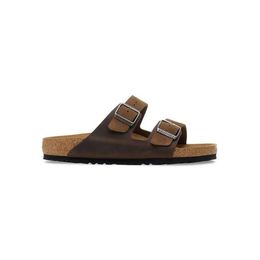 Birkenstock Leder-Pantoletten "Arizona" in Braun - 20% | Gr&ouml;&szlig;e 40 | Herren-hausschuhe