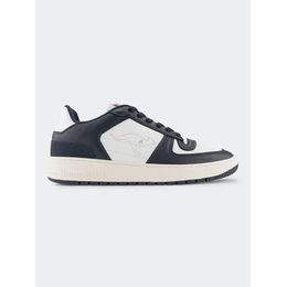 Kangaroos Leder-Sneakers "Game Lo" in Wei&szlig;/ Schwarz - 60% | Gr&ouml;&szlig;e 41 | Damen-sneakers