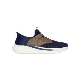 Skechers Sneakers "Slade-Caster" in Dunkelblau/ Hellbraun - 35% | Gr&ouml;&szlig;e 42 | Herrensneakers