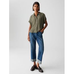 Opus Bluse "Fasinga" in Khaki - 55% | Gr&ouml;&szlig;e 38 | Damen-blusen