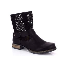 Kimberfeel Boots "Loeva" in Schwarz - 58% | Gr&ouml;&szlig;e 39 | Damen-stiefel