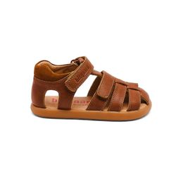 bisgaard Leder-Halbsandalen "Ryle" in Hellbraun - 50% | Gr&ouml;&szlig;e 32 | Kindersandalen