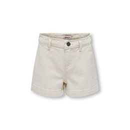 KIDS Only Jeans-Shorts "Comet" in Creme - 40% | Gr&ouml;&szlig;e 128 | Kinderhosen